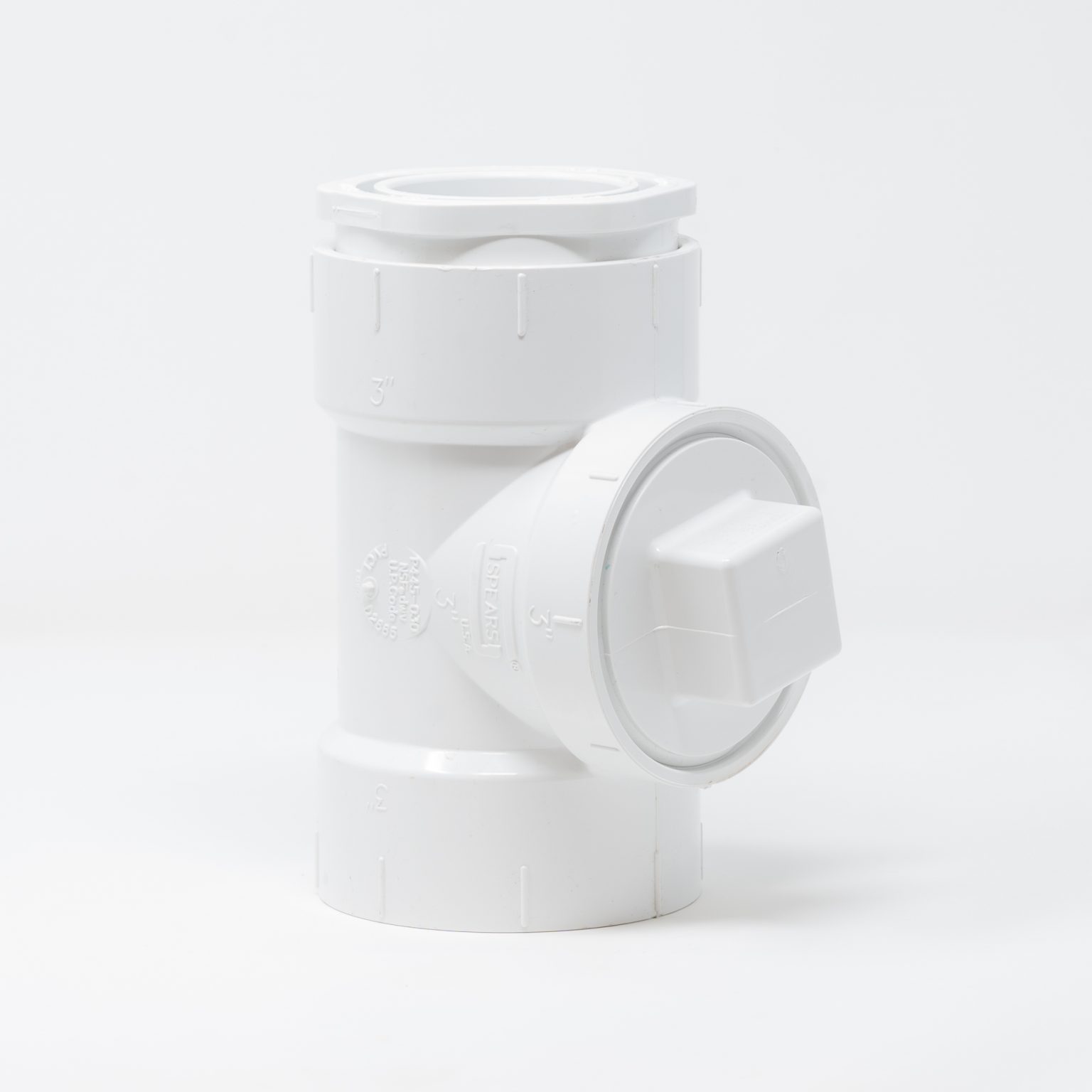 3″ PVC Clean Out with 2″ Reducer – Sacramento Koi