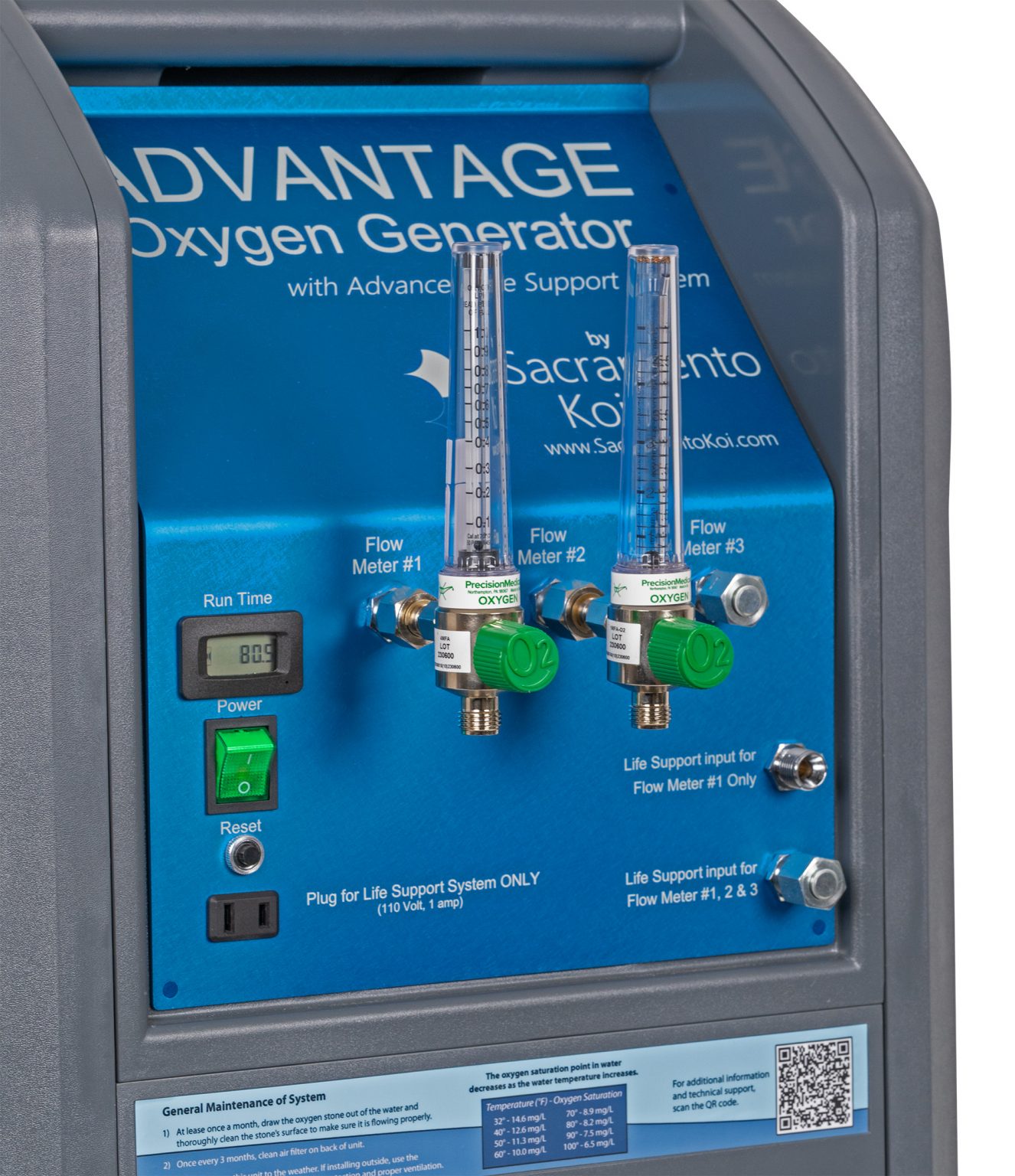 Advantage Oxygen System – Sacramento Koi