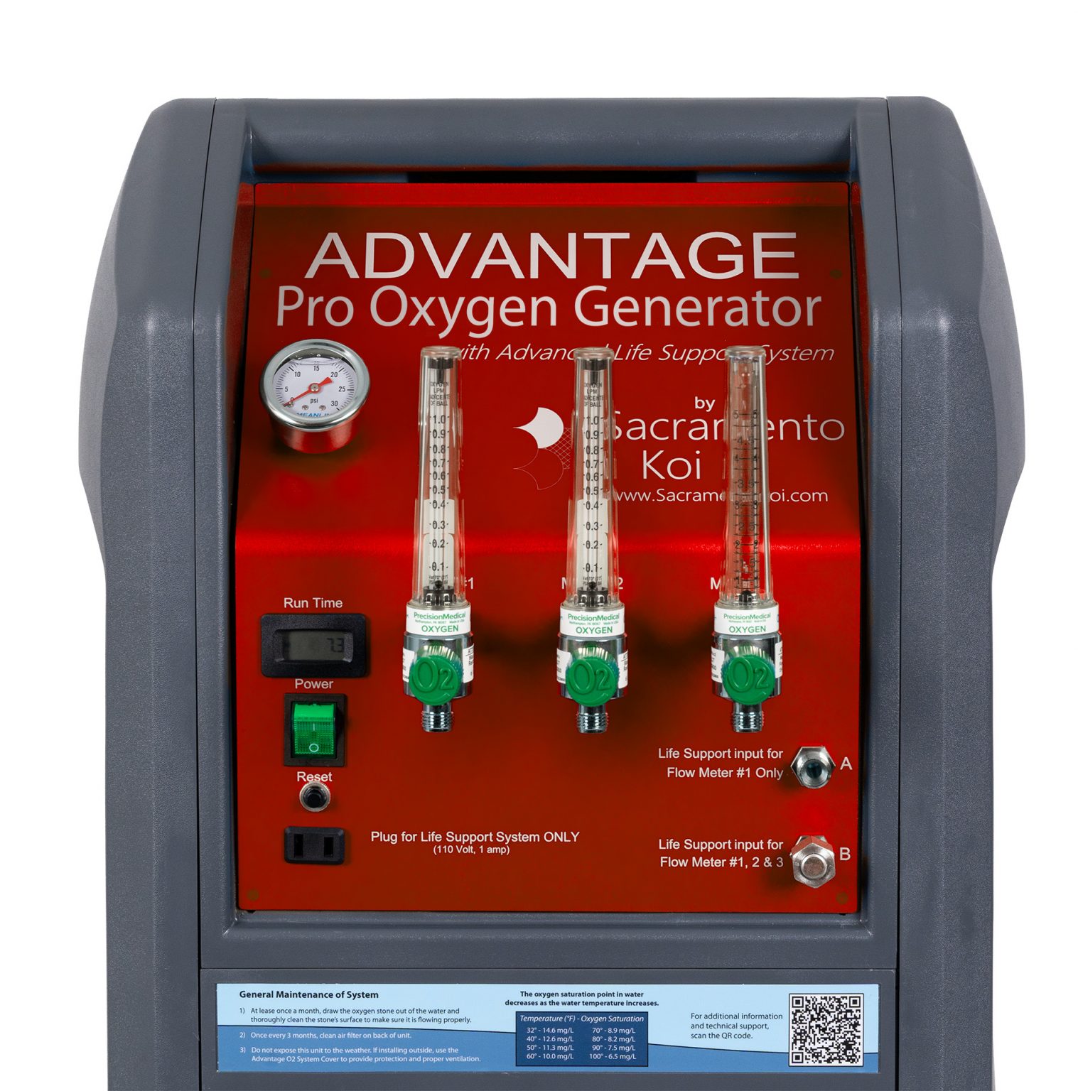 Advantage Oxygen System – Sacramento Koi